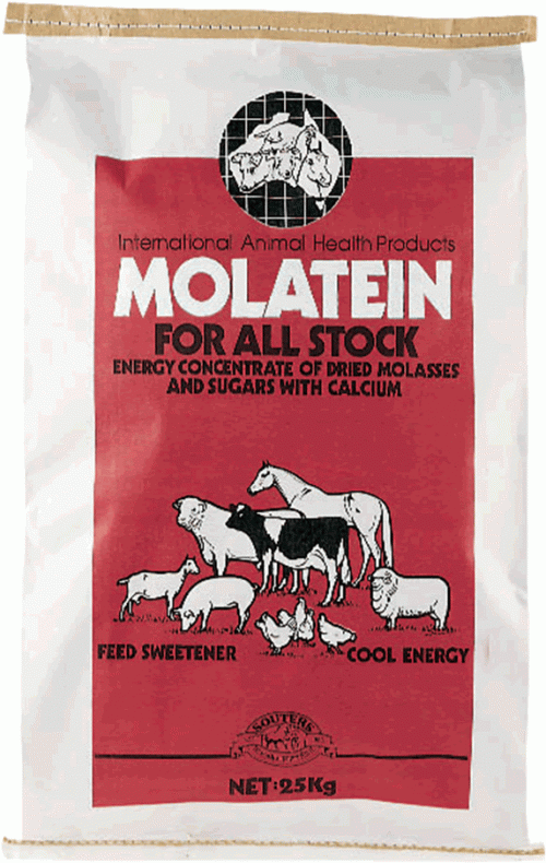 MOLATEIN DRIED MOLASSES|INTERNATIONAL ANIMAL HEALTH